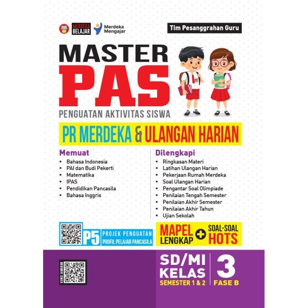 Buku Master PAS SD Kelas 3 Fase B | Buku PR dan Ulangan Harian Kurikulum Merdeka | Lazada Indonesia