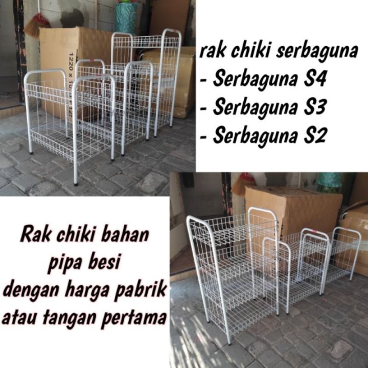 Rak Chiki Serbaguna Snack Murah/Keranjang Jajan/Rak Toko Jualan/Rak ...