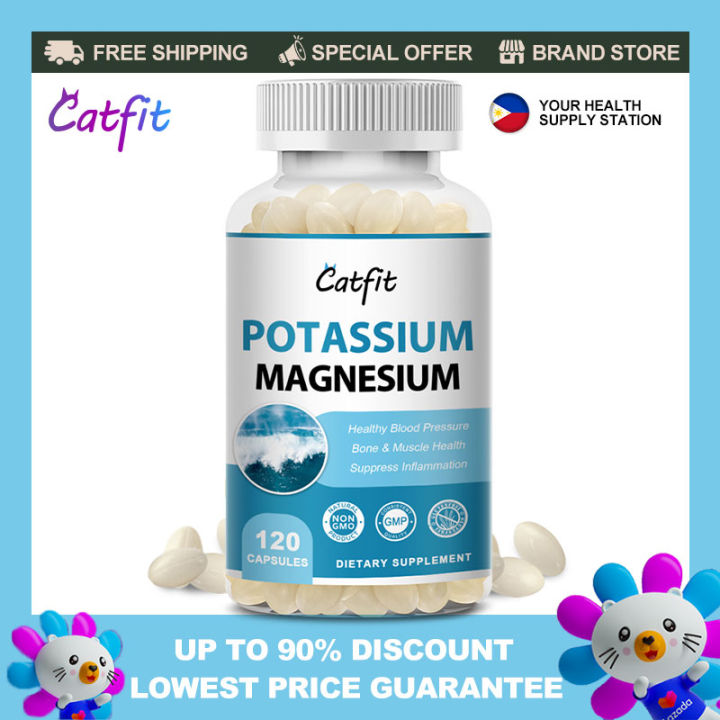 Magnesium Potassium Capsules,Magnesium Supplement With Natural ...