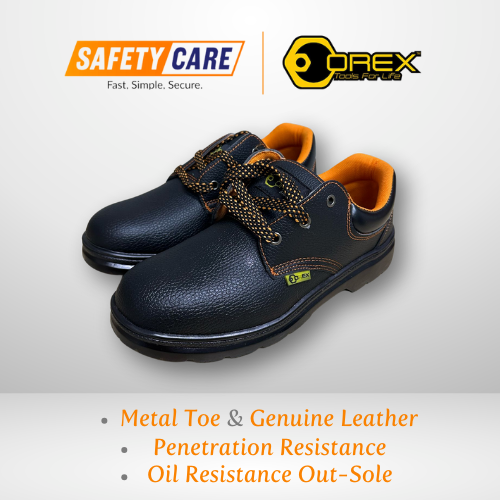 OREX Safety Shoe (ORE-500-X) | Low-Cut Steel Toe Cap Footwear | Steel ...
