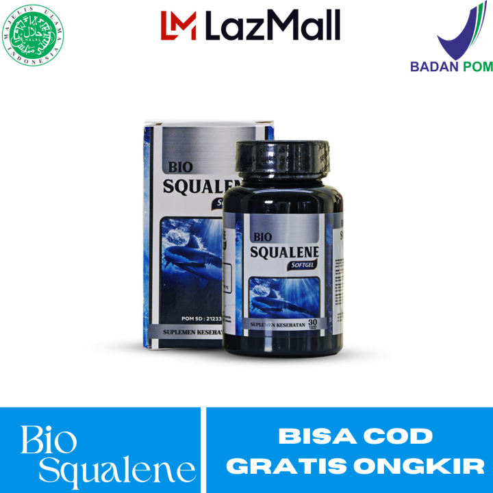 Bio Squalene Original - Bio Squalene Isi 30 Softgel Multikhasiat Dari ...