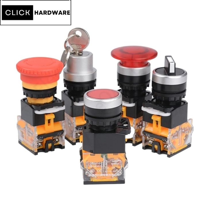 Push Button Switch Non-Locking and Self-locking Industrial use LA38 ...