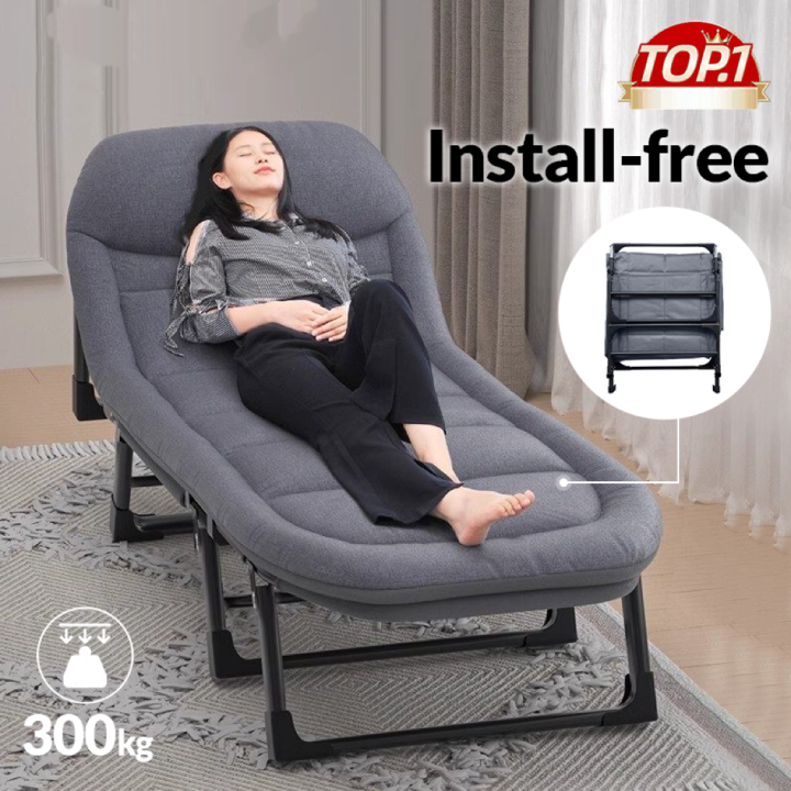 【Free shipping】2025NEW folding bed single heavy duty Outdoor Waterproof ...