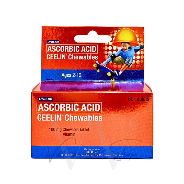 Ceelin Chewables Ascorbic Acid Tabs 60 60tabs by Natasha co-brands ...