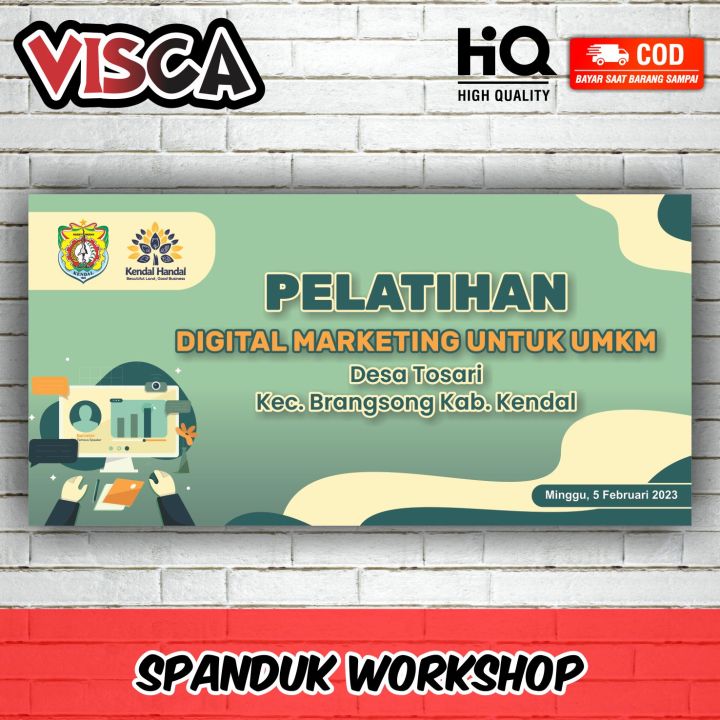Cetak Spanduk Banner Pelatihan Ukuran 150 x 75 cm | Lazada Indonesia