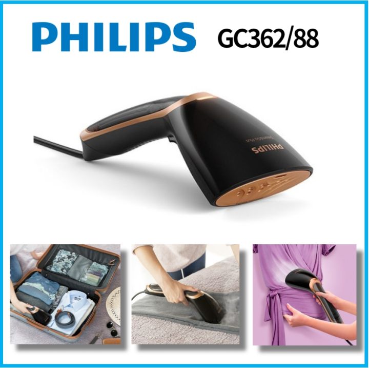 Philips garment handheld steamer iron GC362 Steam&Go Portable Ironing ...