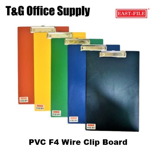 PVC F4 Wire Clip Board / F4 Clip Board | Lazada