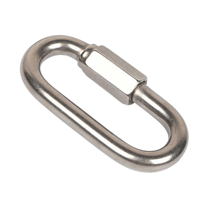 【Ready Stock】🚚Stainless Steel Screw Lock Quick Links Chain Climbing ...