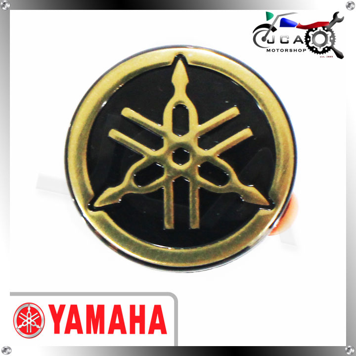 ORIGINAL YAMAHA EMBLEM - GOLD (3CM) | Lazada PH