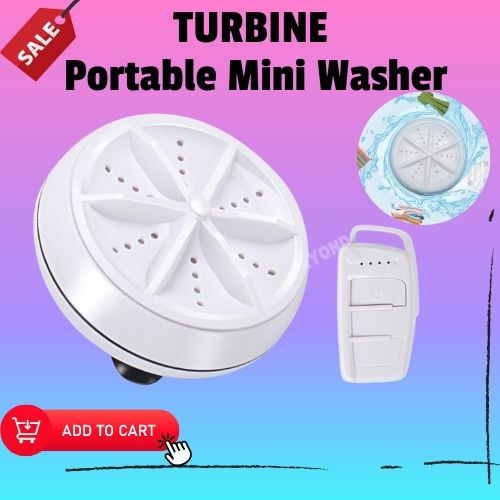 turbine wasahing machine |mini washing machine | portable washing ...
