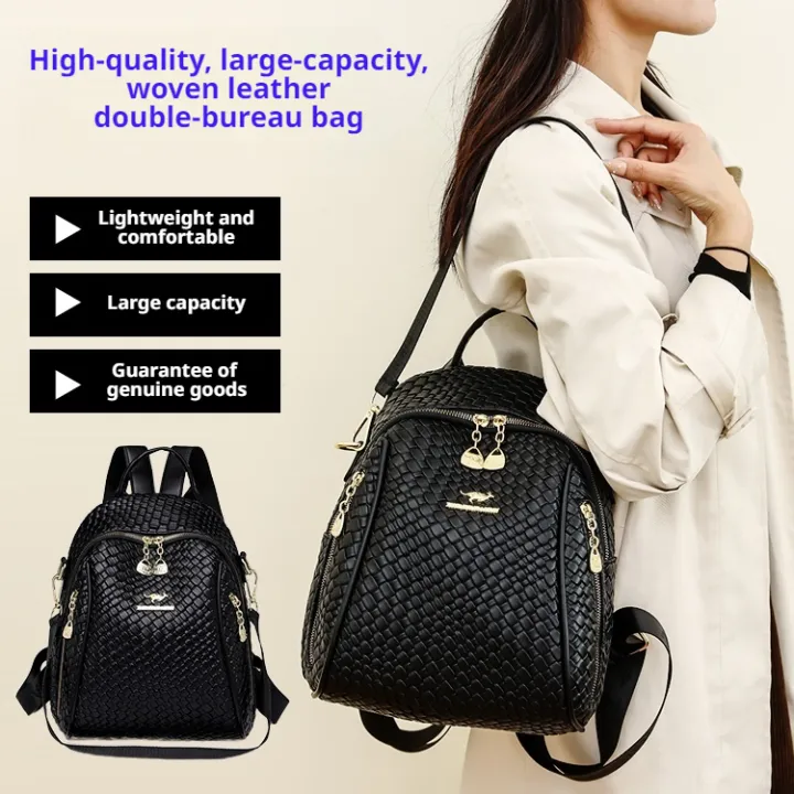 Soft PU Leather Backpacks for Women/Travel Bag | Lazada PH