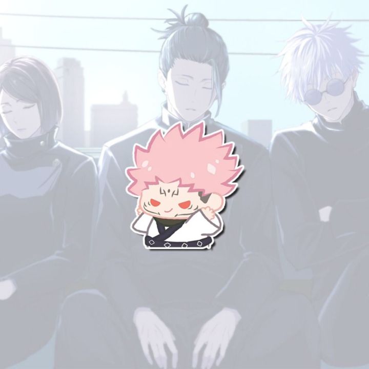 Woodp Cute Acrylic Jujutsu Kaisen Pin Inumaki Toge Breastpin Satoru Gojo Brooch Cartoon Nanami