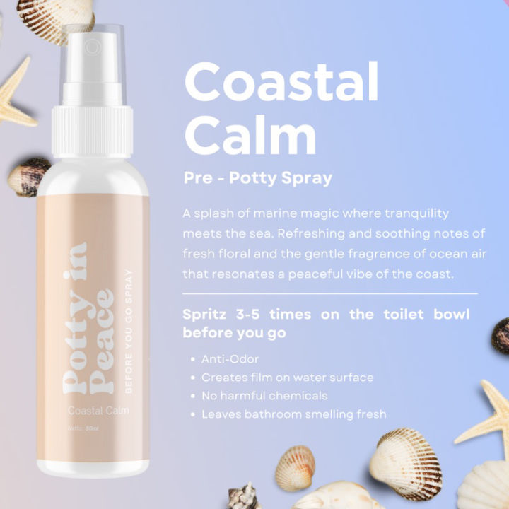 Toilet Spray | Before And After You Poo Spray | Odor Buster - Potty in ...