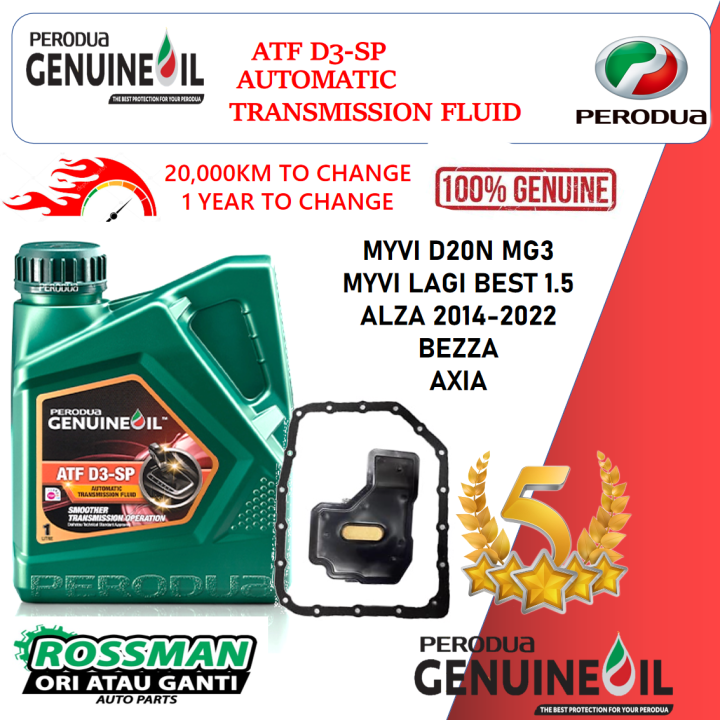 SET Myvi NEW Gen3 D20N 2019- Now 3 Botol Perodua Automatic Transmission ...