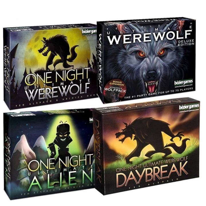 One Night Ultimate Werewolf,Alien,Daybreak,Vampire,Werewolf Deluxe (All ...