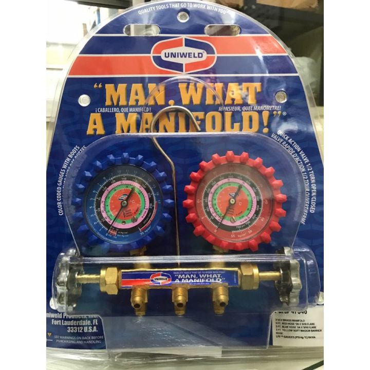 Manifold Gauge Uniweld for R-410/R-22/R-404a | Lazada PH