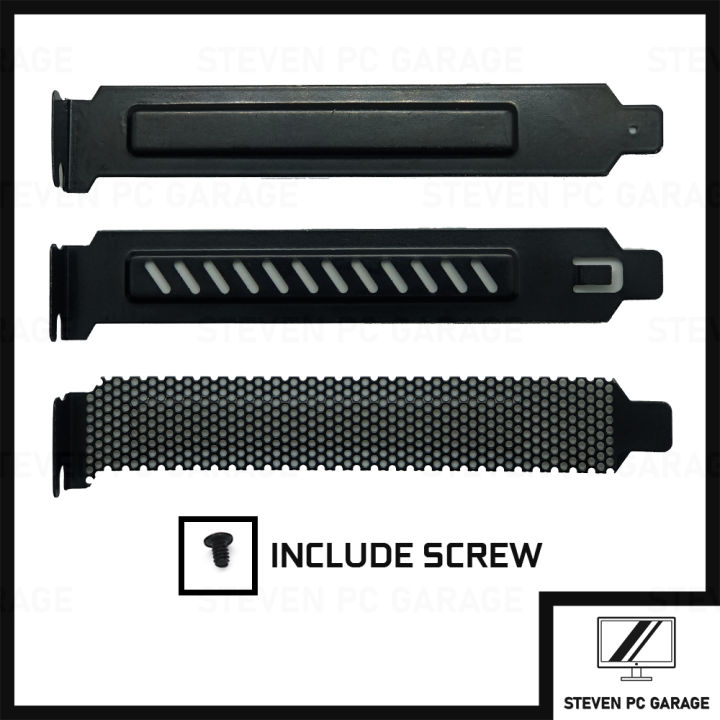 1PCS ATX Standard PC Case PCI Slot Cover Black (FREE SCREW) | Lazada