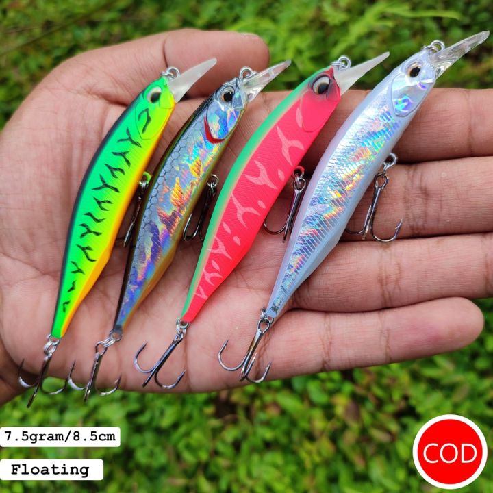 Minow Floating 7.5gram/8.5cm Umpan casting UL Ultralight | Lazada Indonesia