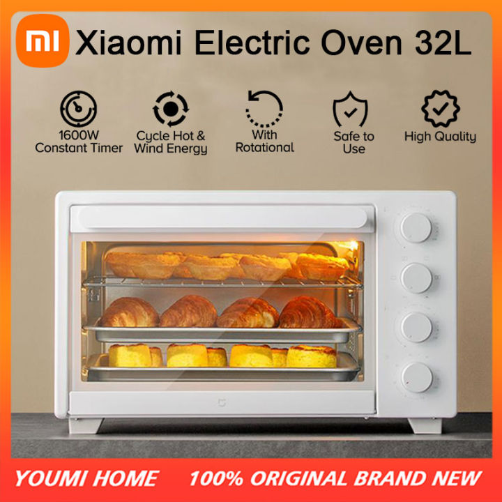 XIAOMI Mijia Electric Oven 32L Large Capacity Household Bake Food 40°C ...