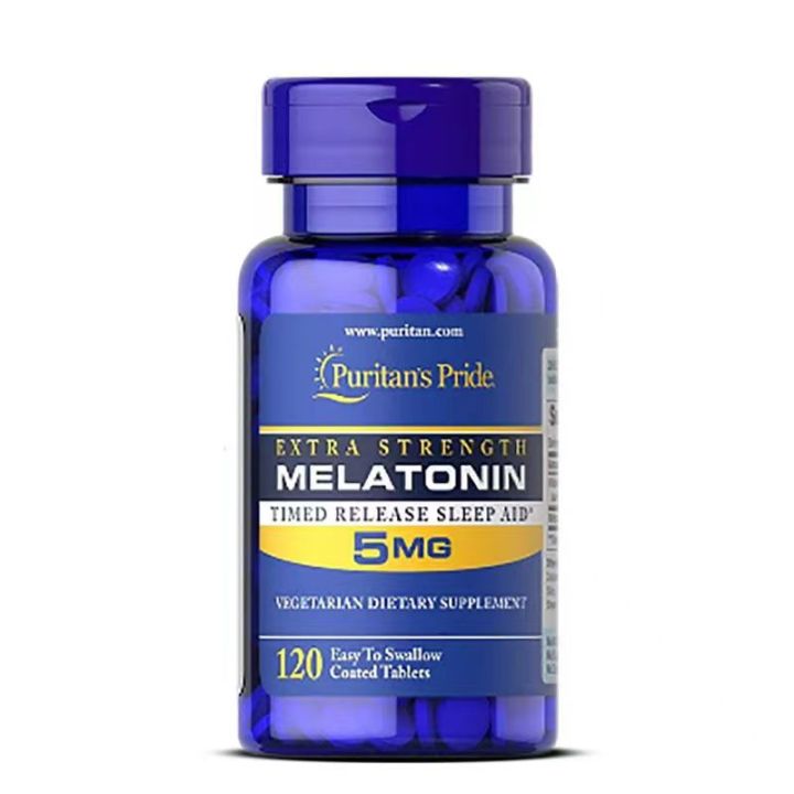Melatonin Ampoule Sleep Aid Blue Bottle Imported from the United States ...