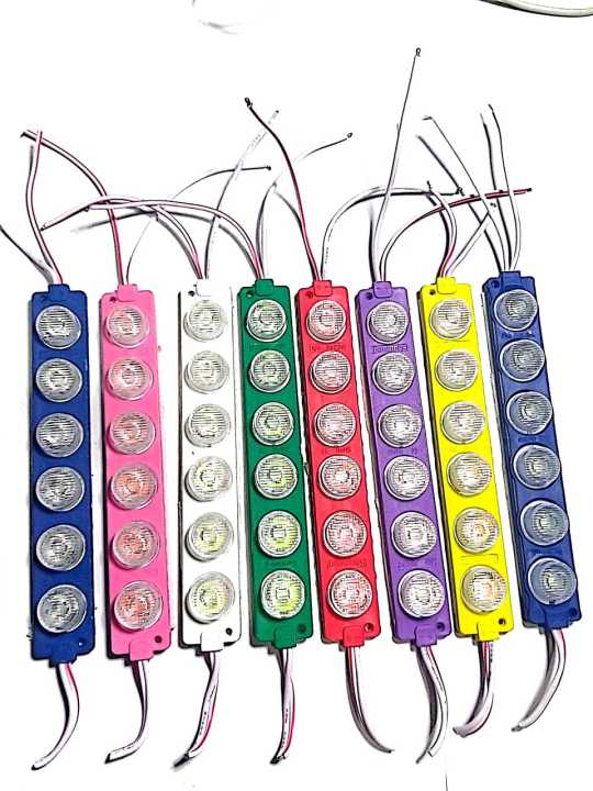 LED 6 MATA BESAR 12 VOLT DAN 24 VOLT Lampu LED 6 mata variasi motor mobil truk bus | Lazada ...