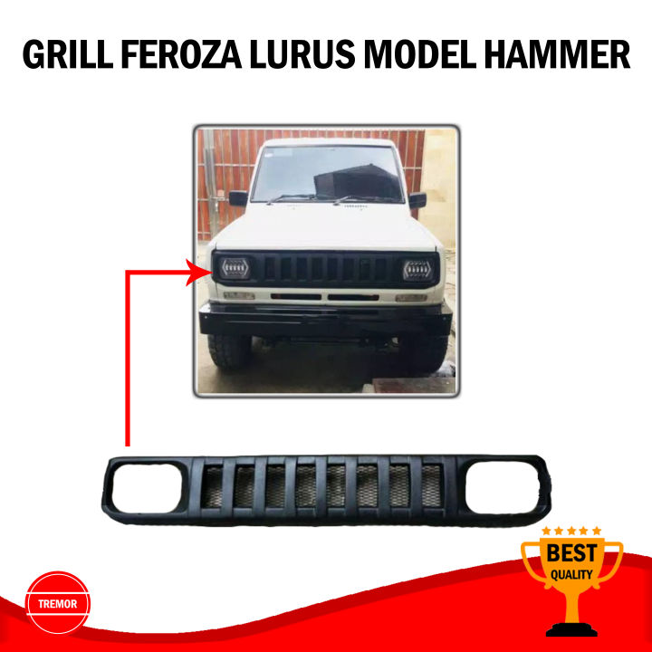 GRILL DEPAN MOBIL DAIHATSU FEROZA LURUS MODEL HAMMER PALING LARIS ...