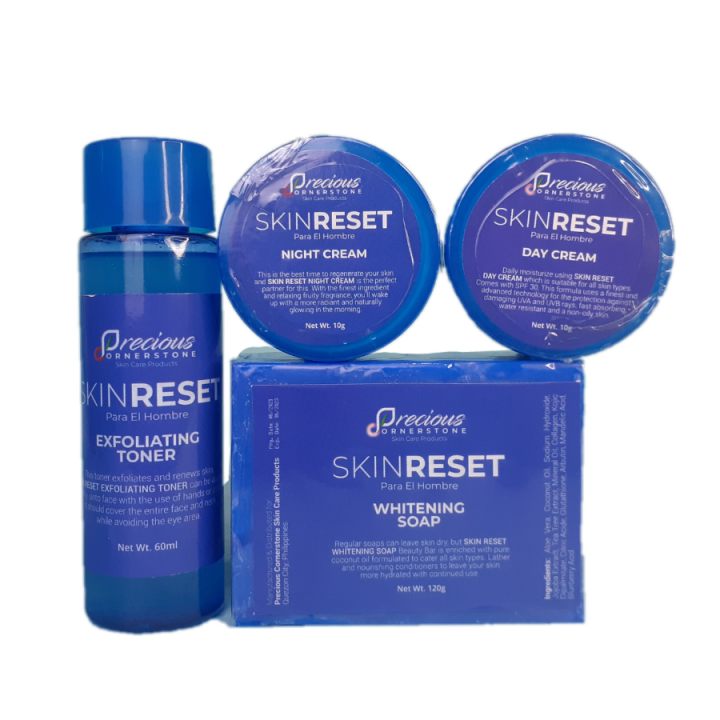 Skin Reset Para El Hombre Skin Care For Men Rejuvenating Set Anti Aging ...