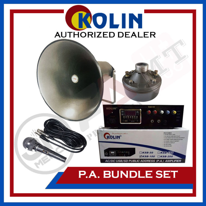 Kolin Bundle: (KSB-100+111) 16" P.A. Horn Trompa + Driver Unit Speaker ...