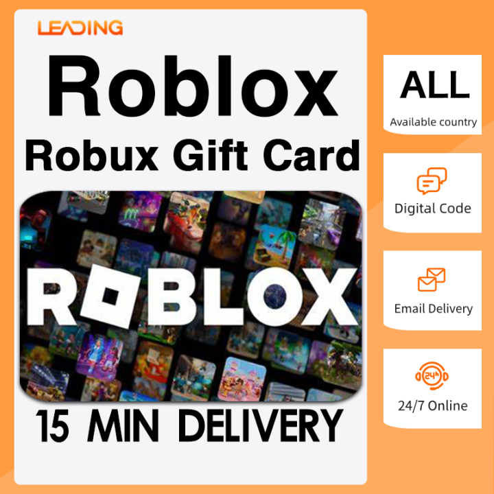Roblox Robux Gift Card Robux Card 800 Robux~10000 Robux⚡Applicable to ...