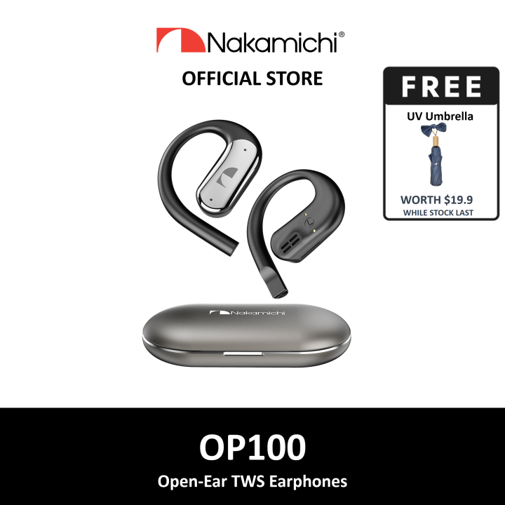 Nakamichi OP100 Open-Ear True Wireless Earphones | Lazada Singapore