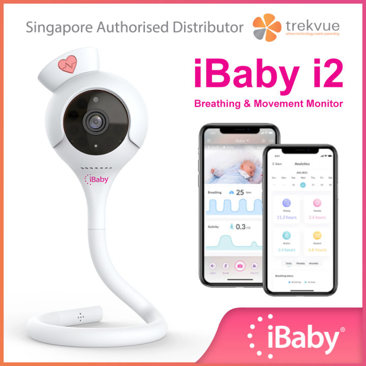iBaby i2 Smart Monitor Contactless Baby Breathing & Movement Baby ...