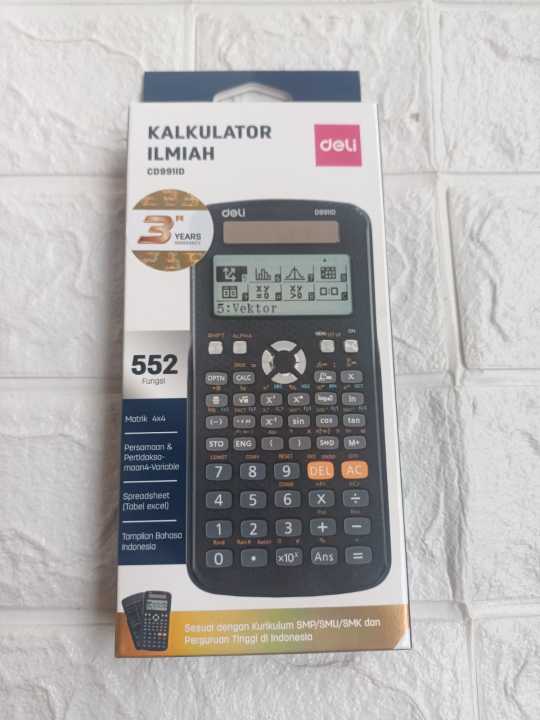 deli kalkulator scientific - kalkulator sekolah - kalkulator ilmiah ...