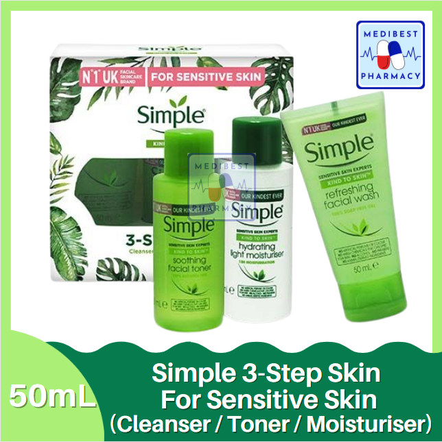 Simple Kind To Skin 3-Step Kit 1 Set For Sensitive Skin | Lazada