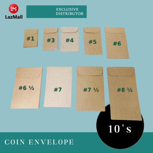 Kraft Paper Coin Envelope 10's | Lazada PH
