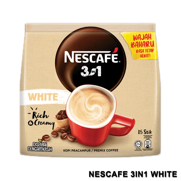 NESCAFE 3in1 WHITE (32g x 15s) | Premix Coffee | 3 IN 1 Instant Coffee ...