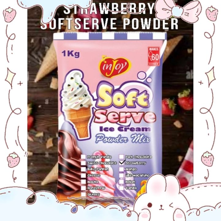 INJOY SoftServe Ice cream Powder Mix 1Kg | Lazada PH