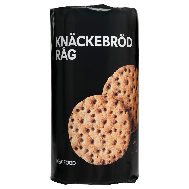 Ikea KNAKEBROD RAG FLERKORN Rye Crispbread Multigrain Crispbread 250g ...
