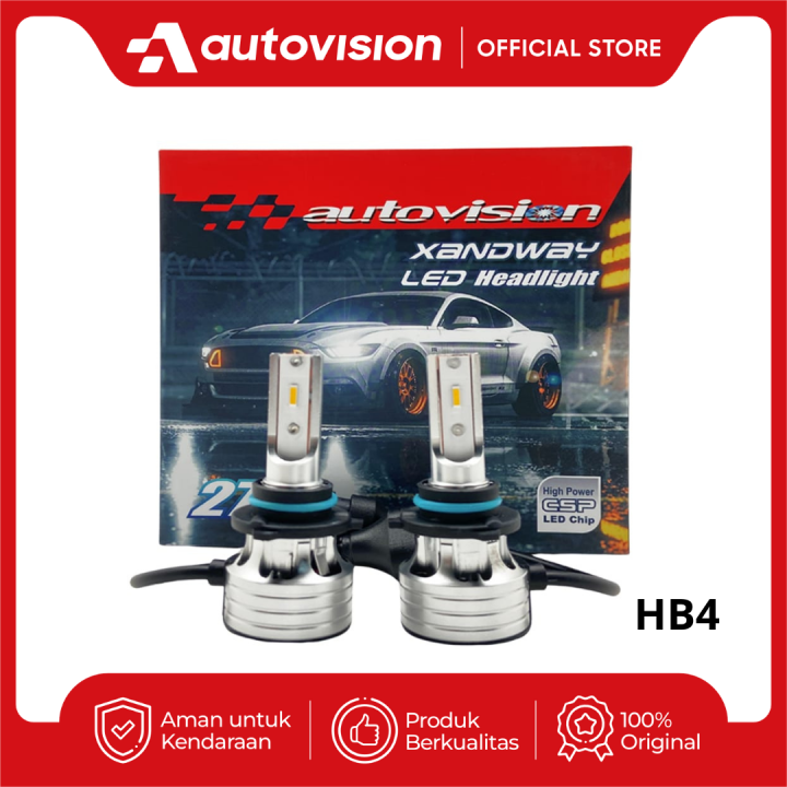 Lampu utama / Headlight Mobil LED Autovision XAND HB4 12V 27W | Lazada ...