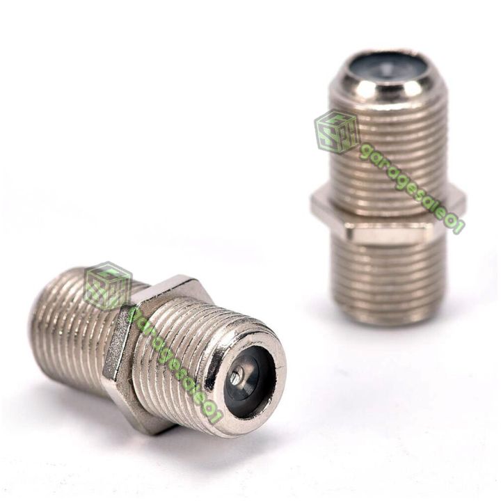 【2pcs】F Type Coupler Adapter Connector Female F/F Jack RG6 Coax Coaxial ...