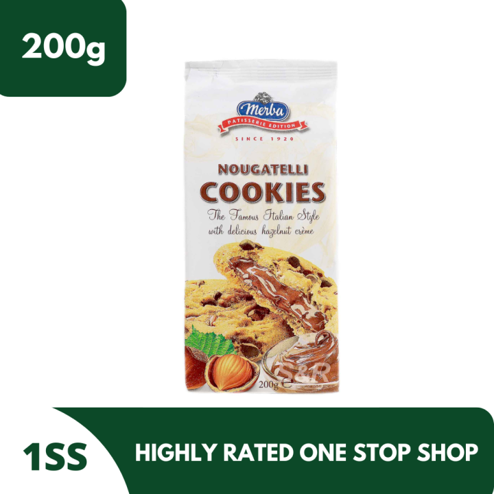Merba Nougatelli Cookies 200g | Lazada PH
