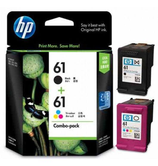 HP 61 ORIGINAL Black & Color Combo Pack Inkjet Print Cartridges | Lazada