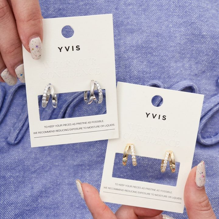 YVIS Charlie Hoop ต่างหูห่วง | Lazada.co.th