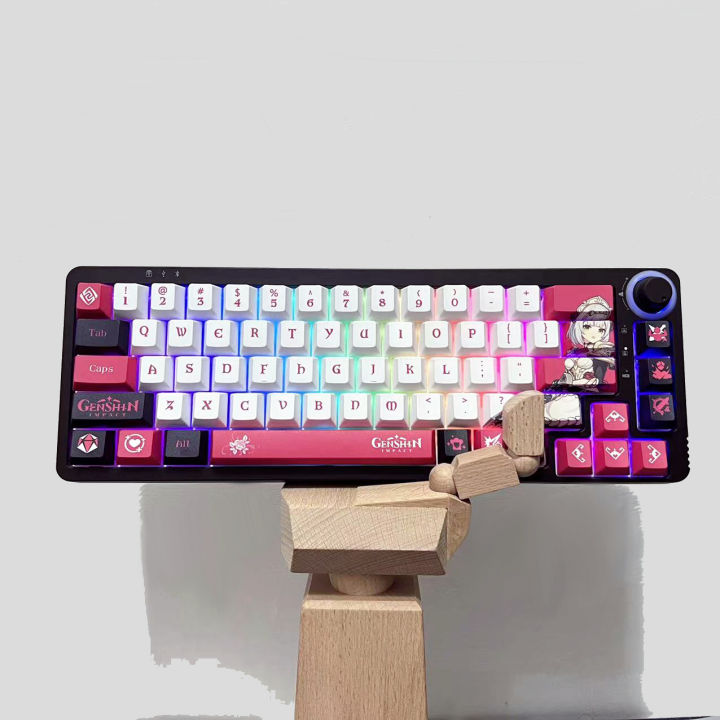 128 Keys Genshin Impact Noelle Theme PBT Keycaps Cherry Profile ...