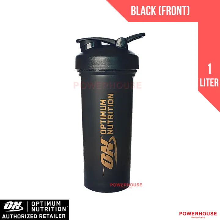 Optimum Nutrition Limited Edition Shaker - 1000ml, Black | Lazada