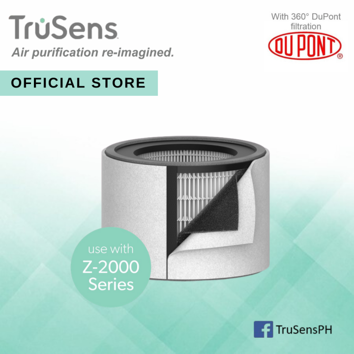 DuPont 3-in-1 HEPA Drum Filter for TruSens Z2000 Medium Air Purifier ...
