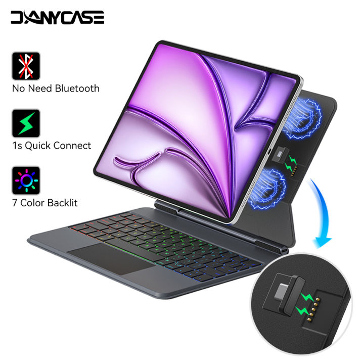 🔥Extra 200₱ OFF 🔥 DANYCASE Magic Keyboard Case for iPad Air 6 M2 11 Air ...