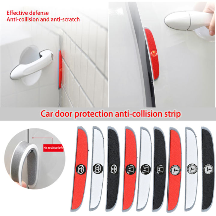 ACEKOGO 4Pcs Toyota Car Door Edge Protector Stickers Anti-Collision ...