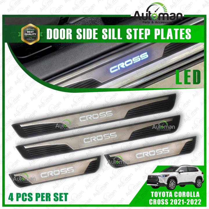 Toyota Corolla Cross 2021 - 2022 LED Door Side Sill Step Plates | Lazada