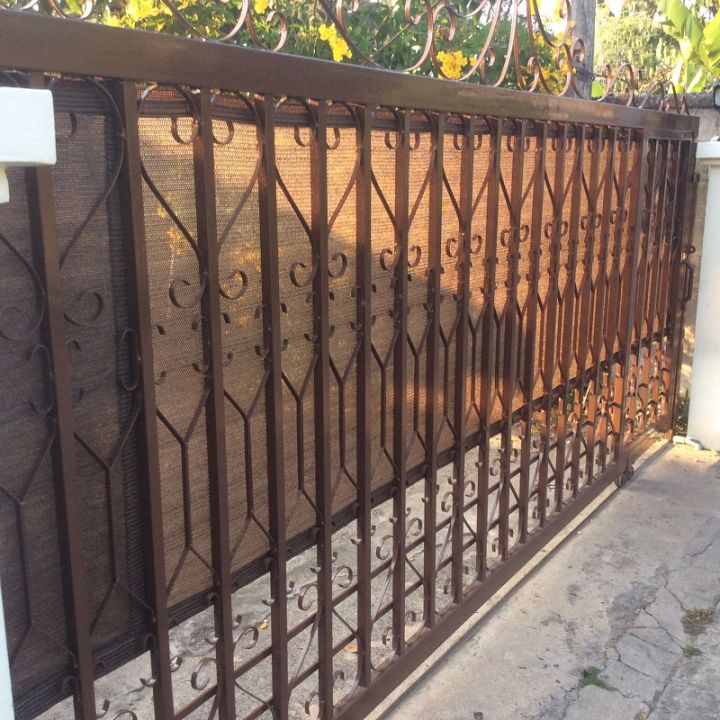 Brown Color Sun Shade Net Pergola Canopy Sunshade Sails Garden Fence ...