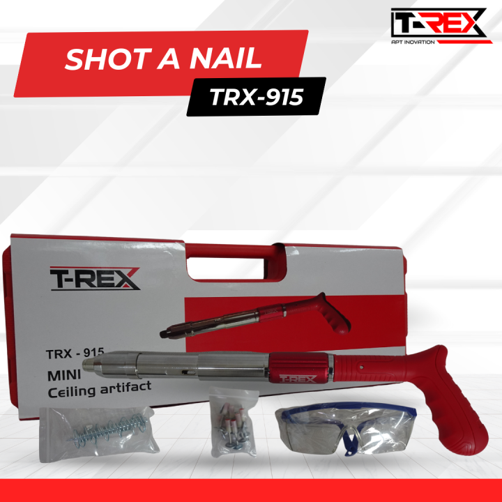 TREX Alat Mesin Tembak Paku Beton Fastening Gun Ramset Gun FULL TEMBAGA ...